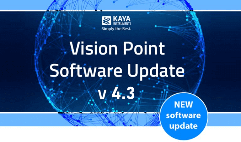 New software version release: Vision Point 4.3 - KAYA Vision
